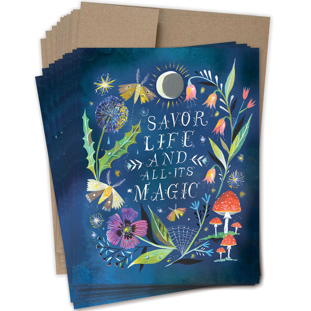 Savor Life Notecard Set – Biely & Shoaf Co.